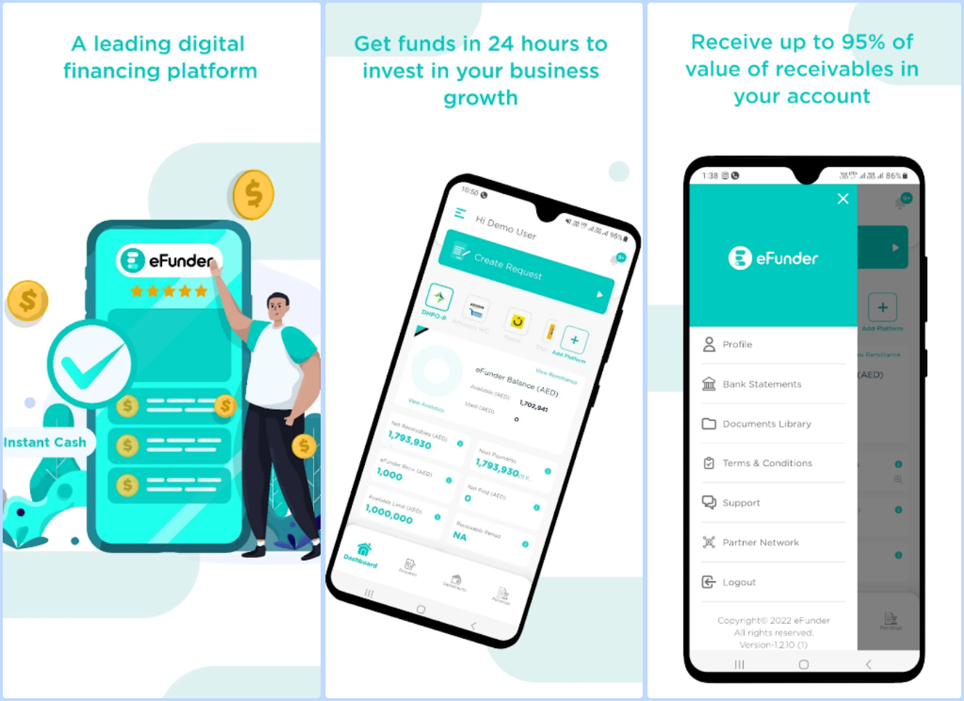 [컴업 참가 외국 창업팀] UAE에서 온 중소기업 특화 글로벌 지향 핀테크 플랫폼 ‘eFunder.ai’ - 와우테일