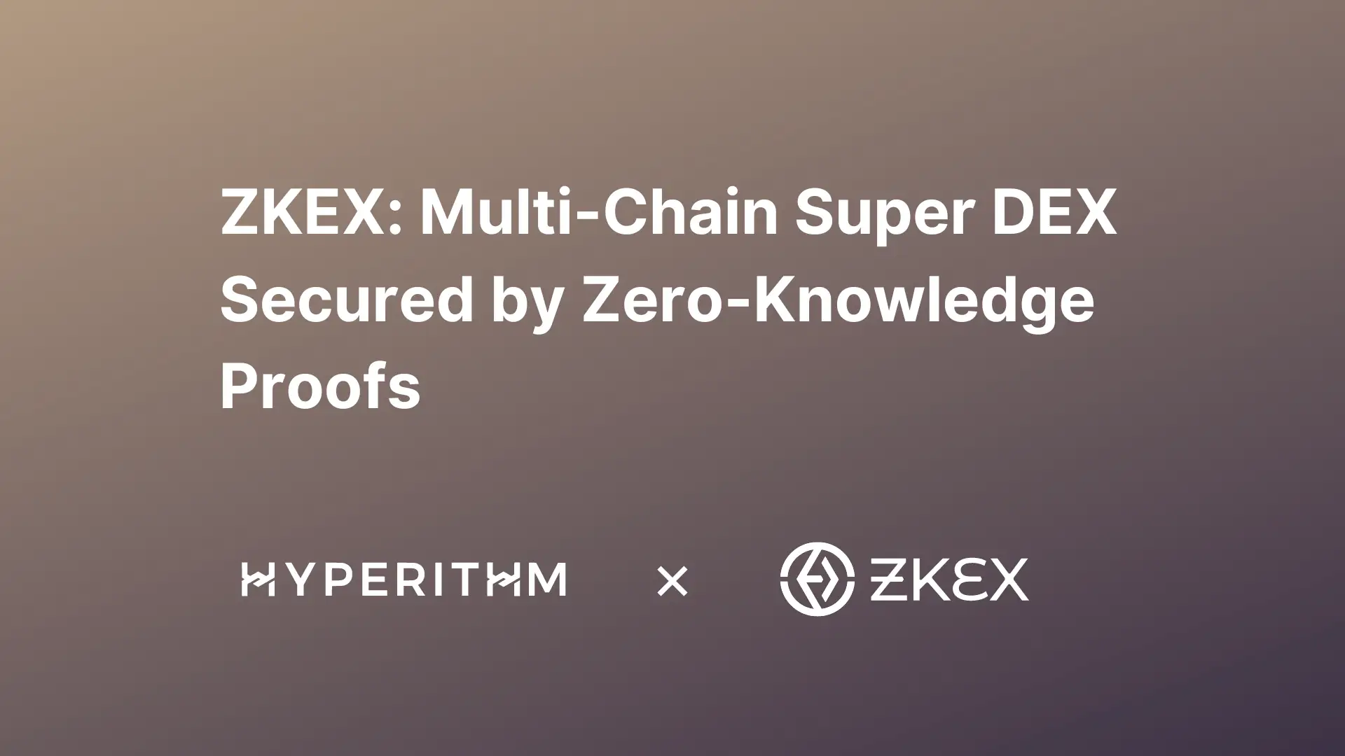 하이퍼리즘, 250만달러 규모 탈중앙화 거래소 ‘ZKEX’ 시드 투자 참여 - 와우테일